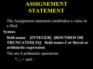 The Easytrieve Presention by Srinimf | PPT