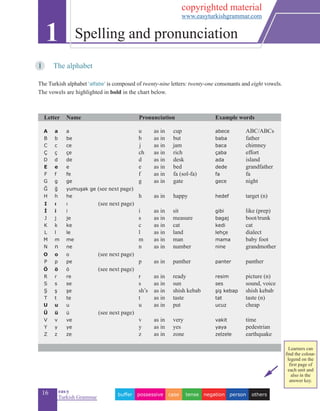 Turkish Grammar | PDF