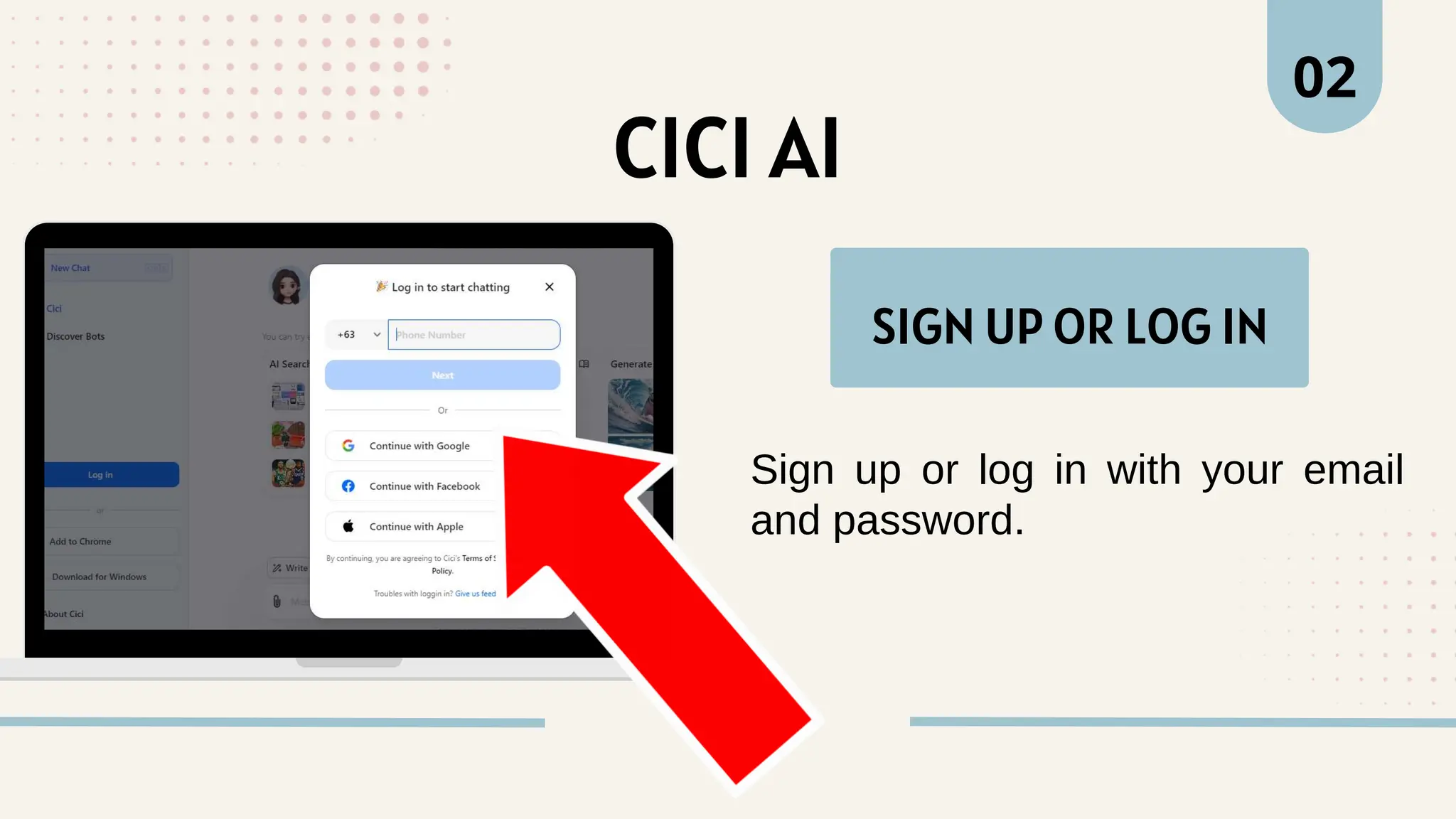 EASY TUTORIAL OF HOW TO USE CiCi AI BY: FEBLESS HERNANE | PPTX