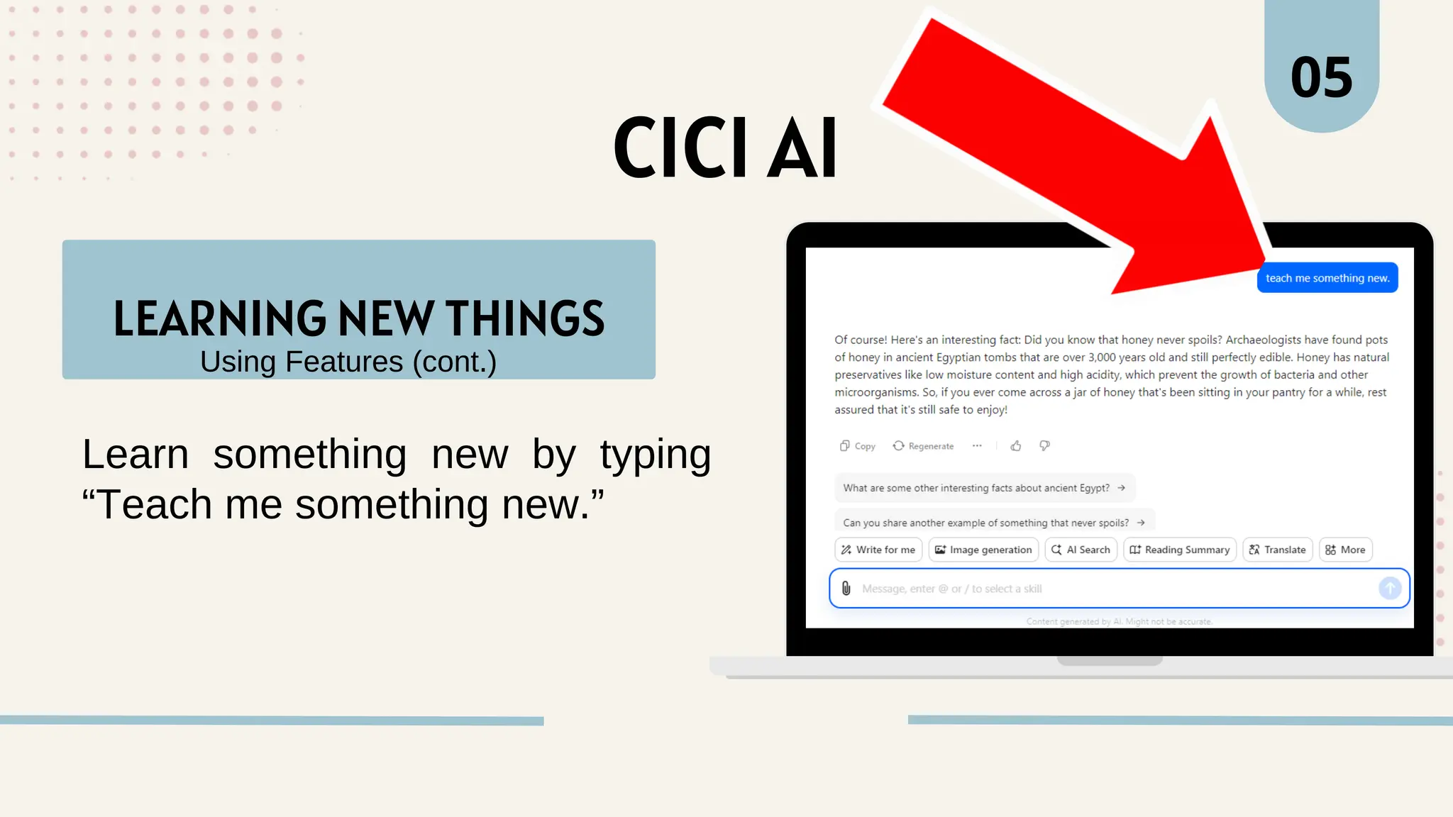 EASY TUTORIAL OF HOW TO USE CiCi AI BY: FEBLESS HERNANE | PPTX