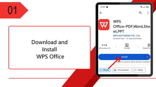 EASY TUTORIAL OF HOW TO USE WPS BY: FEBLESS HERNANE | PPT