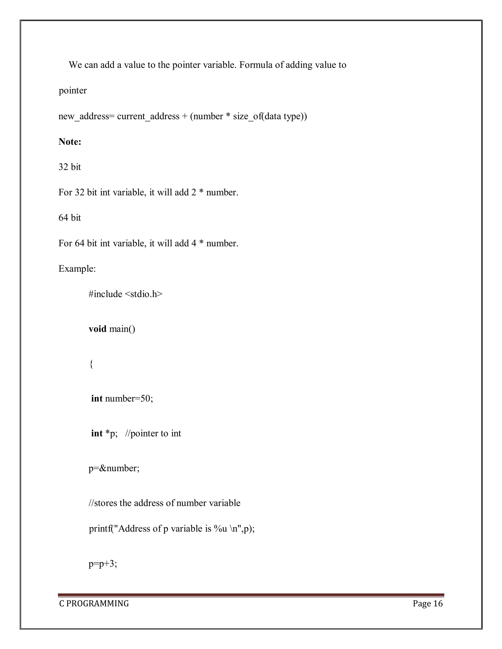 EASY UNDERSTANDING OF POINTERS IN C LANGUAGE.pdf | Programming Languages | Computing