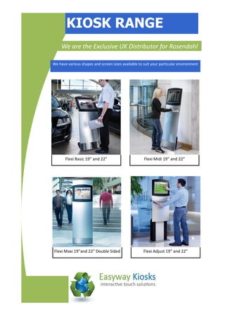 Easyway Kiosks 2012 Brochure | PDF