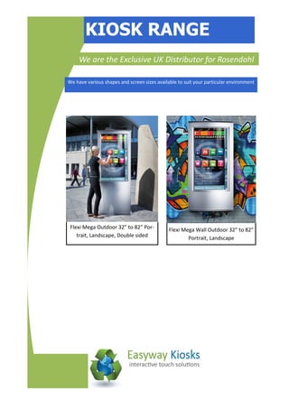 Easyway Kiosks 2012 Brochure | PDF