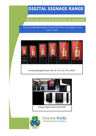 Easyway Kiosks 2012 Brochure | PDF