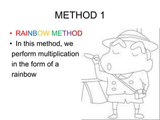 Easy ways of multiplication - made by binitha john | PPTX