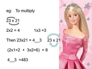 Easy ways of multiplication - made by binitha john | PPTX
