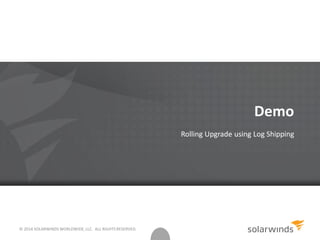 Easy way to do rolling upgrades for SQL Server | PDF