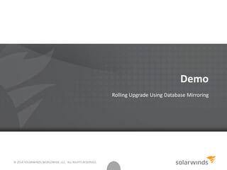Easy way to do rolling upgrades for SQL Server | PDF