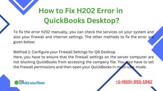 2 Easy ways to Fix QuickBooks Error H202 .pdf