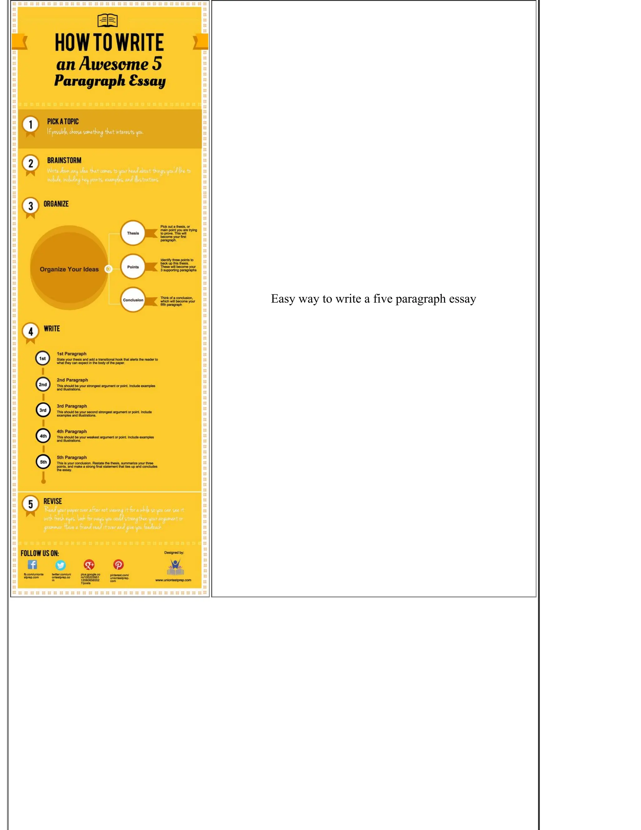 Easy Ways To Write An Essay | PDF