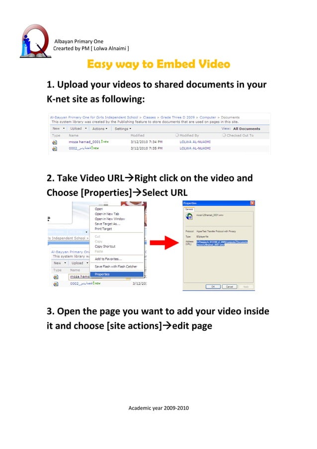Easy way to embed video | PDF