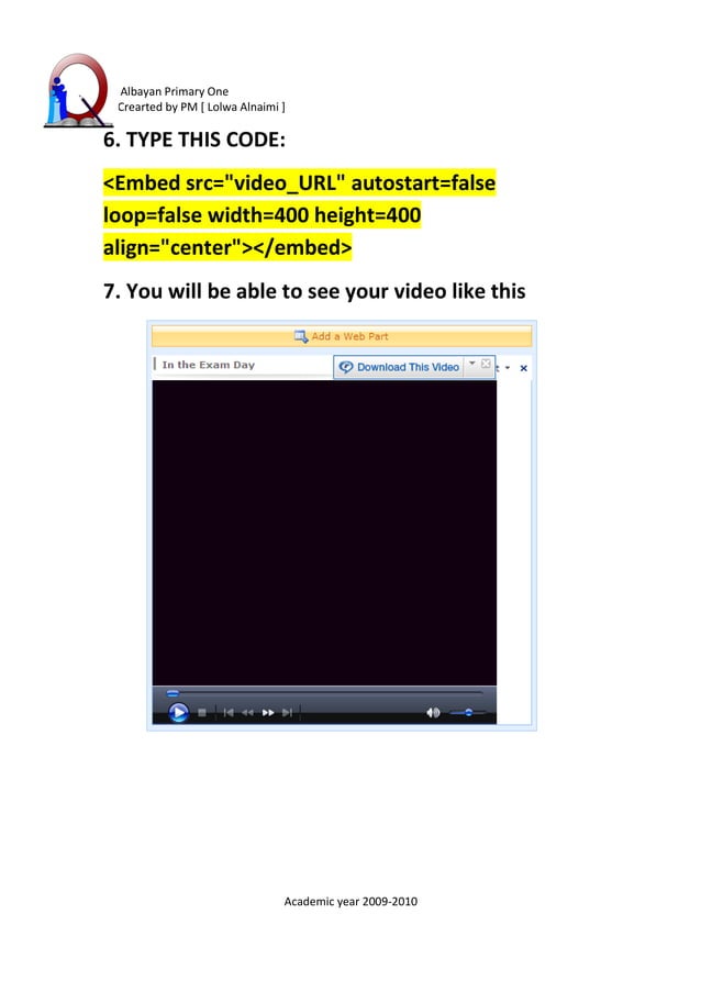 Easy way to embed video | PDF