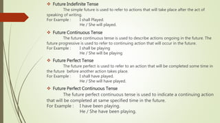 Easy way to learn tense | PPTX