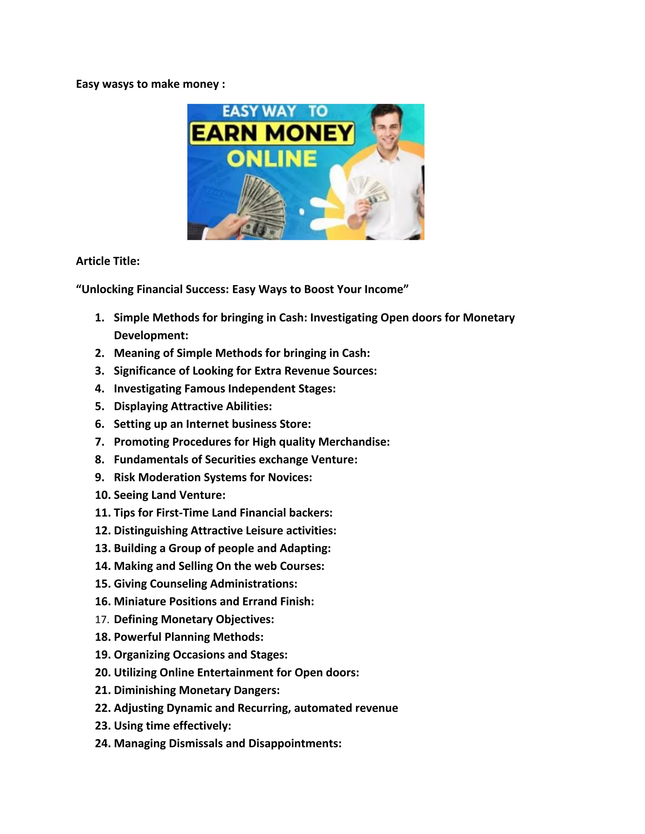 easy way to make money.pdf