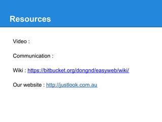 Easyweb demonstration scenario : What's Easyweb? | PPT