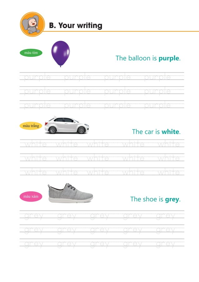 Easy English Writing for Kids – bé khám phá thể giới | PDF