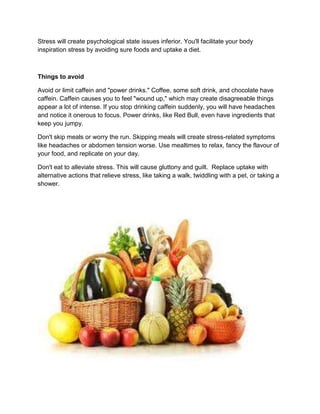 Eat a balanced diet for mental health and healthy life | PDF