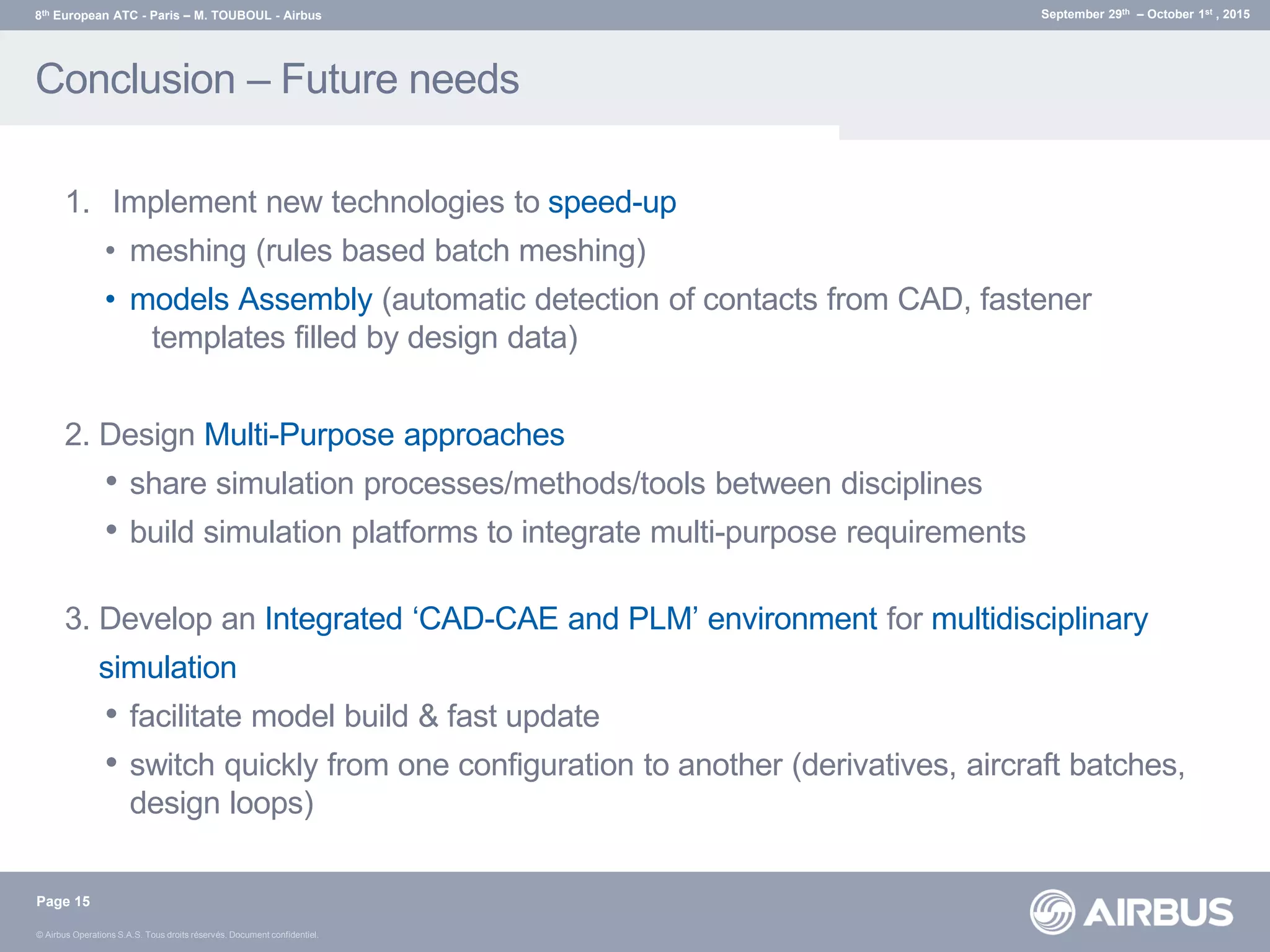 Aircraft Finite Element Modelling for structure analysis using Altair ...