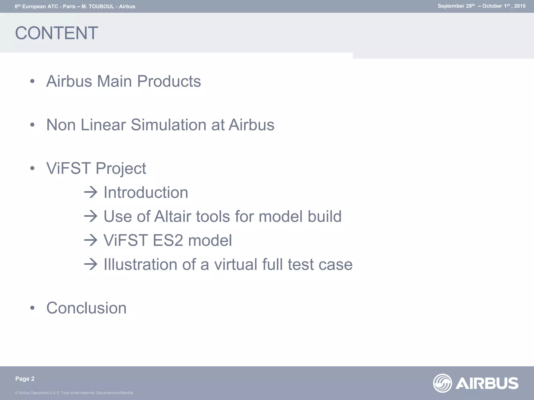 Aircraft Finite Element Modelling for structure analysis using Altair ...