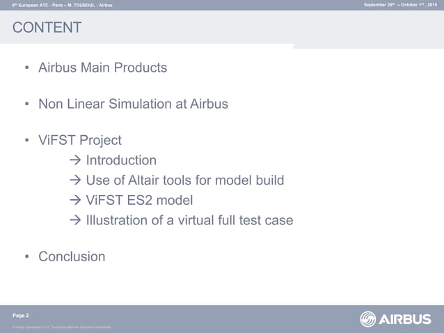 Aircraft Finite Element Modelling For Structure Analysis Using Altair Products