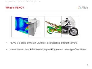 FEKO now part of HyperWorks for Electromagnetic Simulations | PDF