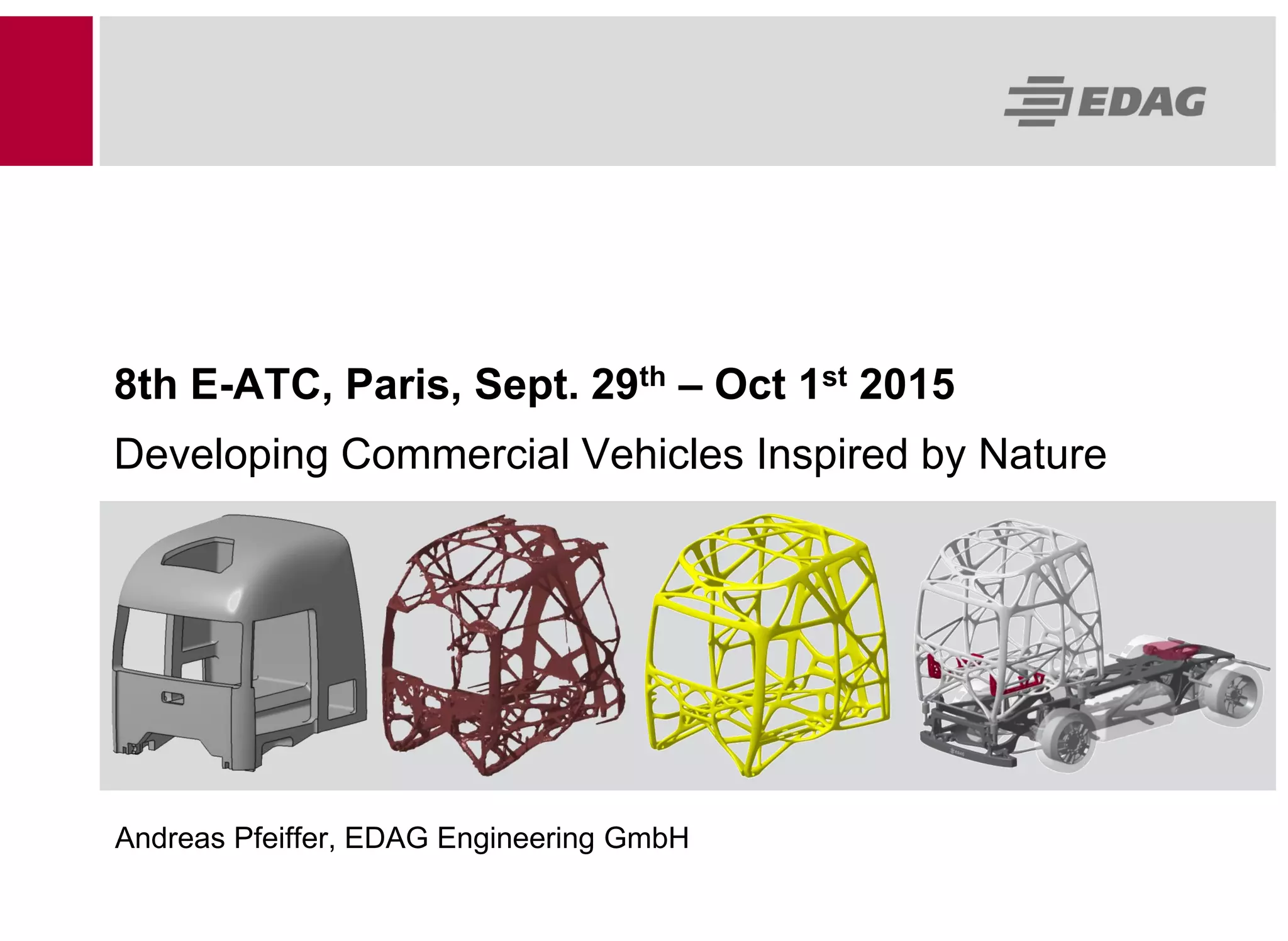Developing Commercial Vehicles Inspired by Nature | PDF