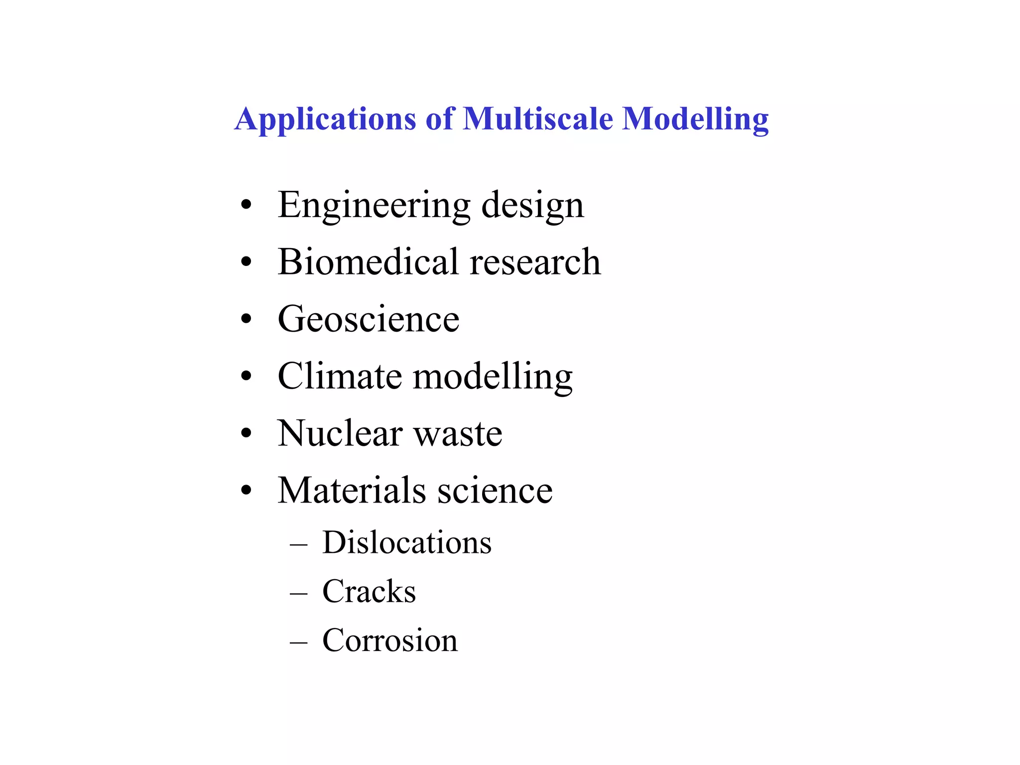 Principles of Multiscale Modelling of Materials | PDF
