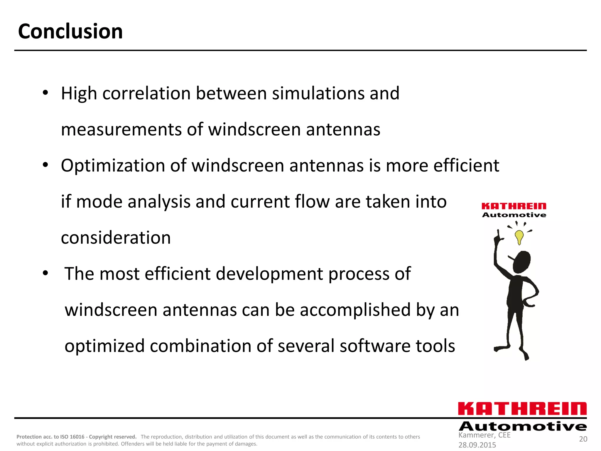 Windscreen Antenna Analysis for broadcasting services in vehicles ...