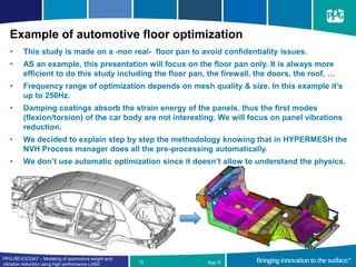Modeling of weight and vibration reduction using high performance LASD ...