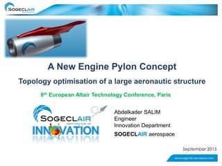 Large scale topological optimisation: aircraft engine pylon case | PDF