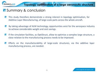 Large scale topological optimisation: aircraft engine pylon case | PDF