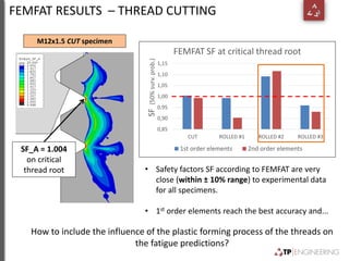Stress and Durability Analysis of Threaded Connections in a Cast ...
