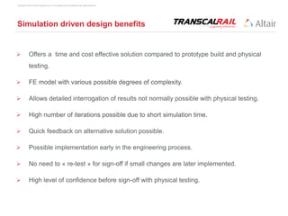 Rail Seat Development using Dynamic Crash Simulation | PDF