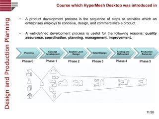 Introduction to HyperWorks for linear static and non linear quasi static analyses within a ...