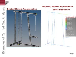 Introduction to HyperWorks for linear static and non linear quasi static analyses within a ...