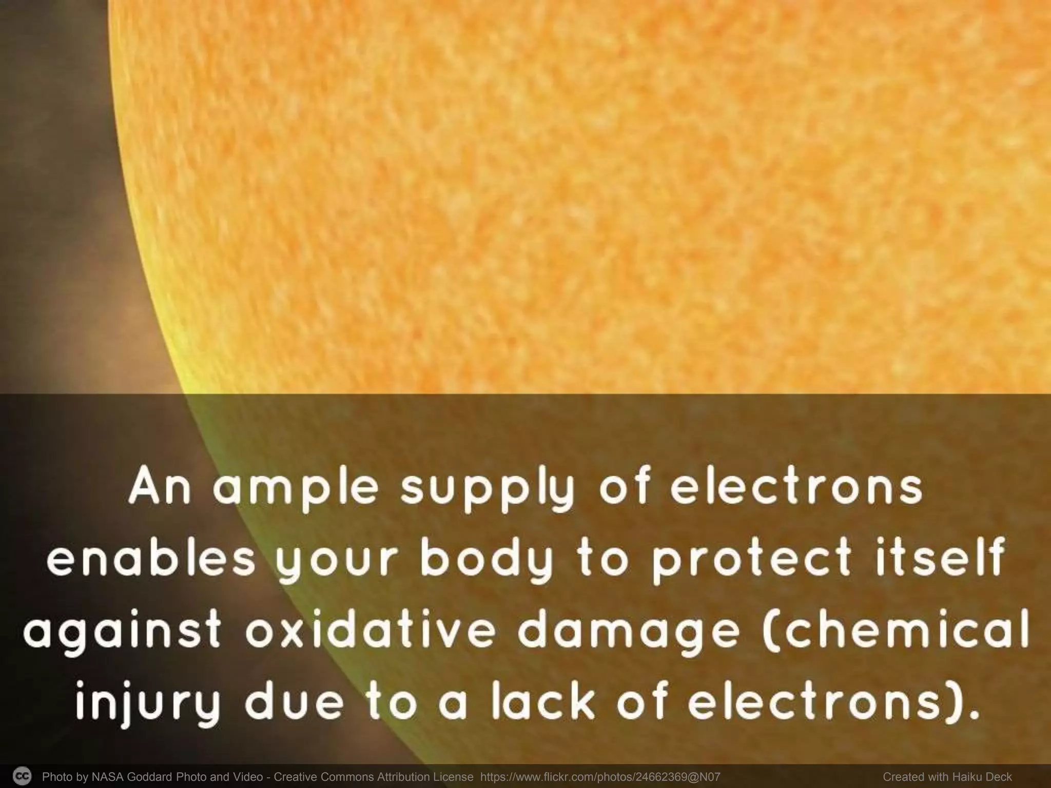 Eat Foods High in Electrons | PPTX