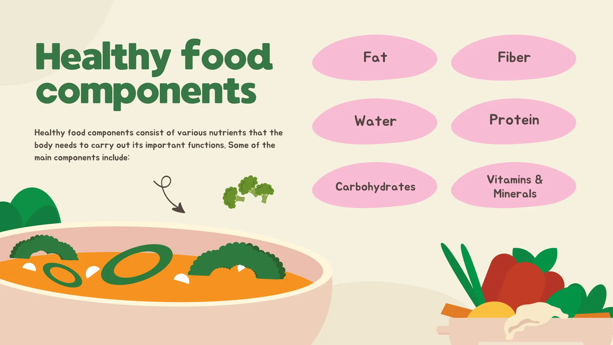 Eat healthy food to live healthy Presentation | PPT