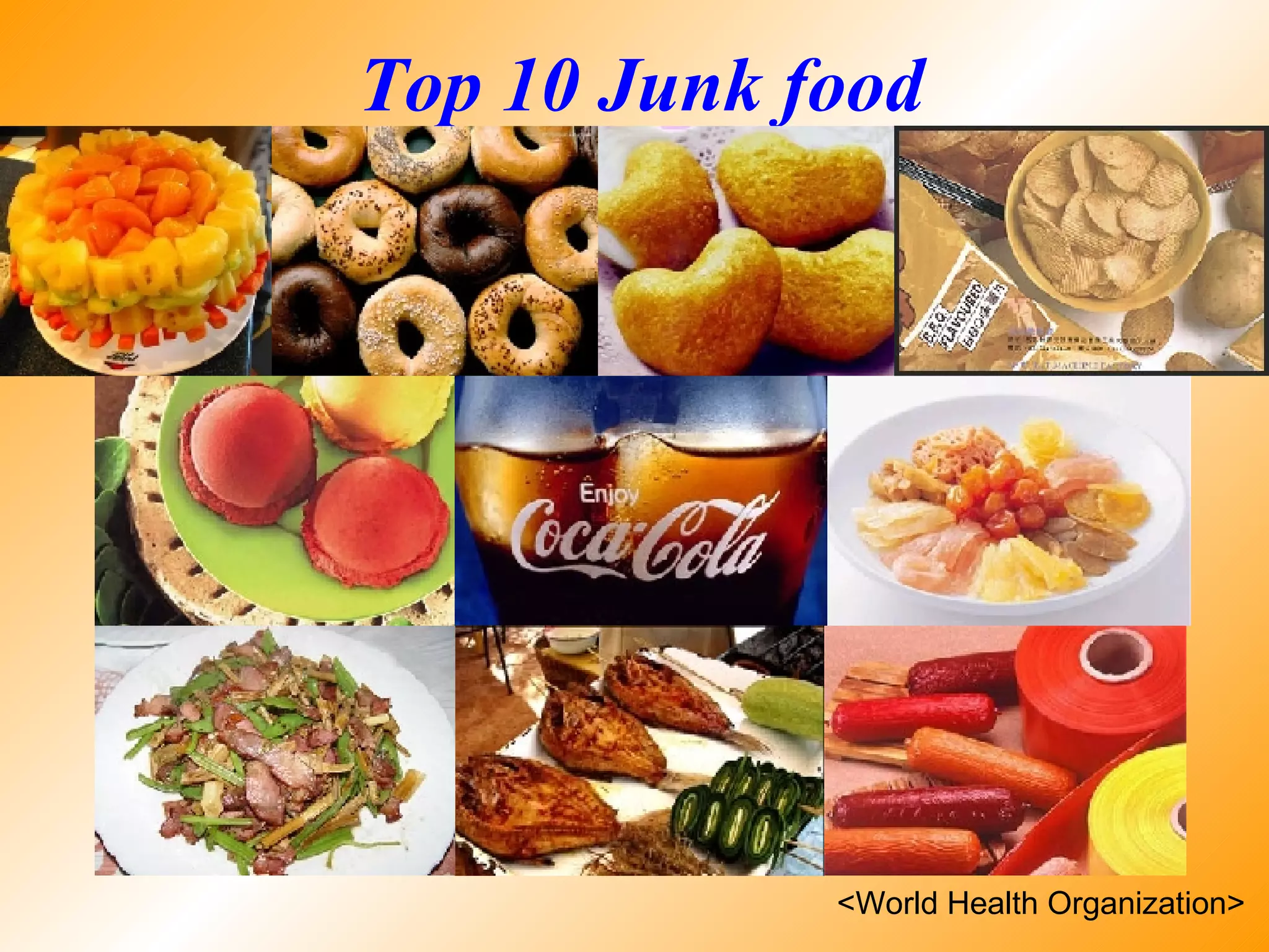 Eating Junk Food Is Unhealthy | PPT