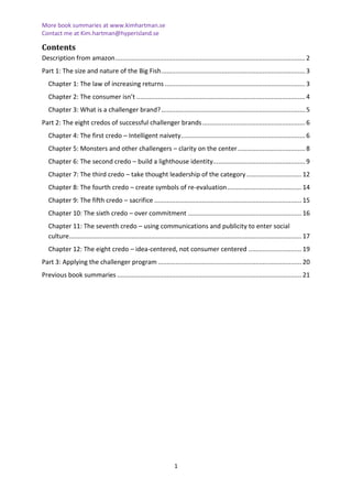 Eating the-big-fish-summary | PDF