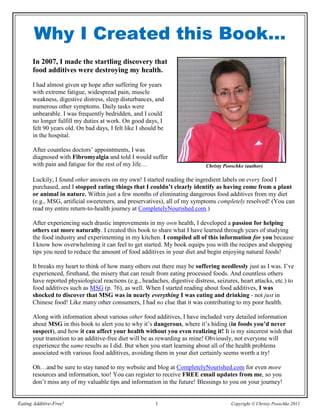 Eating Additive-Free - book preview | PDF | Cooking | Food & Drink