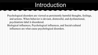 Eating and anxiety disorders | PPTX