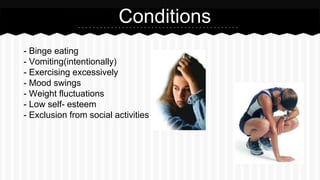 Eating and anxiety disorders | PPTX