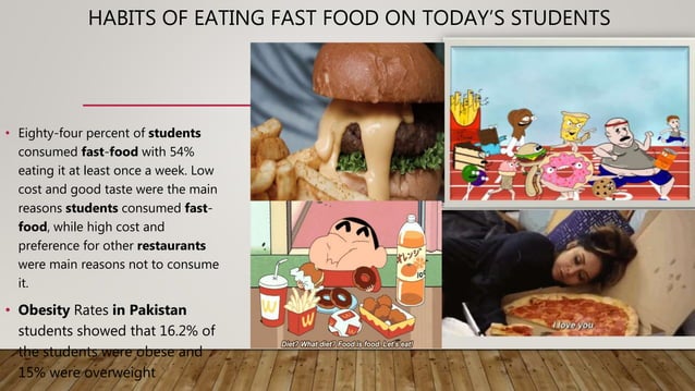 Eating fast food causes obesity | PPTX