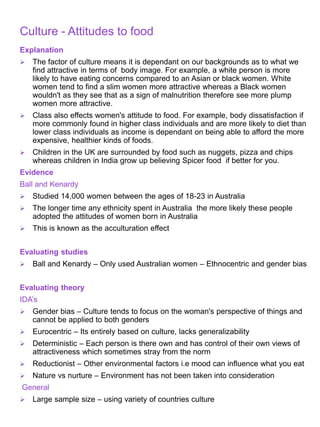 Eating behaviour psychology | PPTX