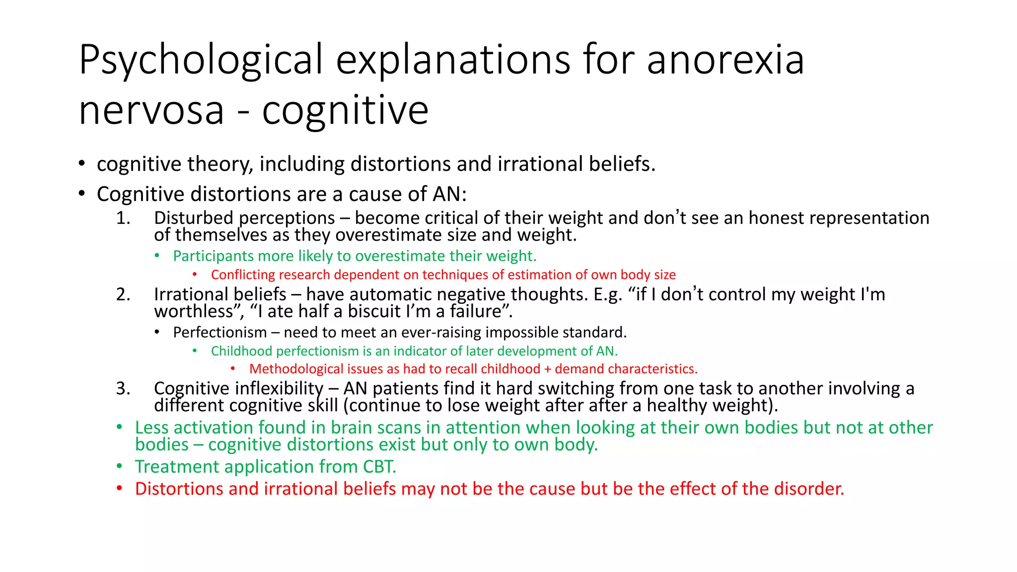 Eating Behaviour - AQA A level Psychology Revision | PPTX
