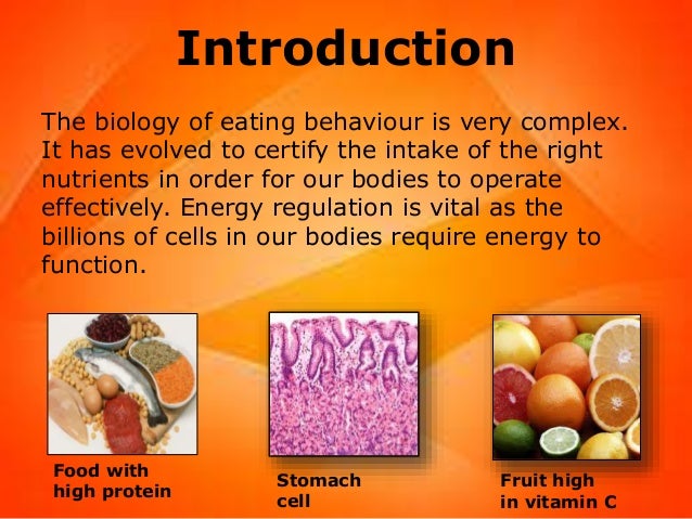 Eating behaviour presentation (psychology)