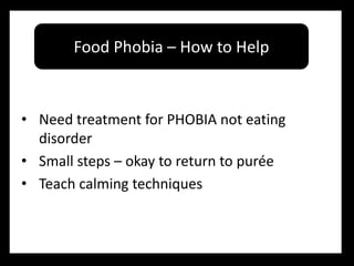 Eating difficulties in younger children and when to worry | PPSX