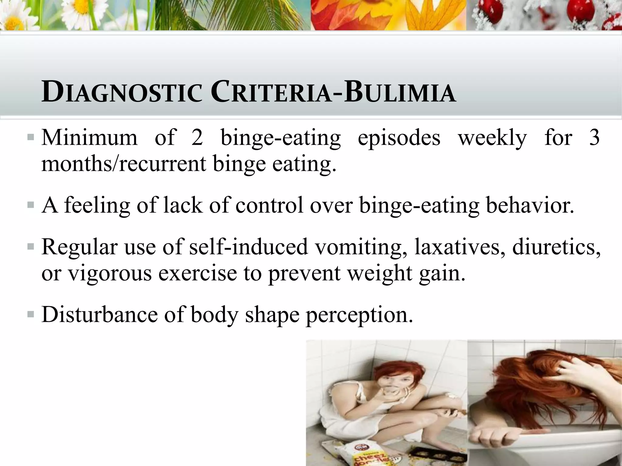 Eating disorders | PPTX