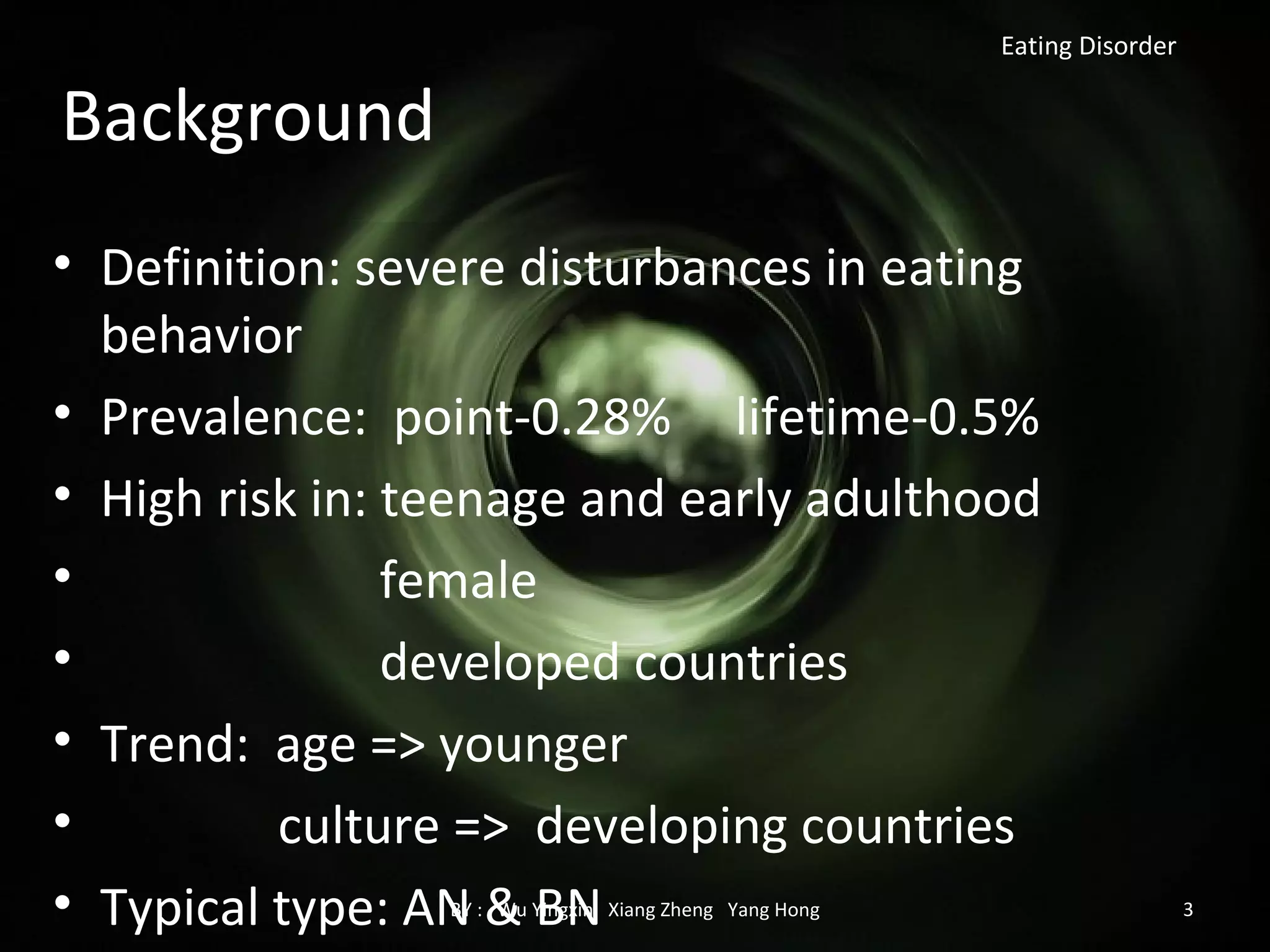 Eating Disorder | PPT